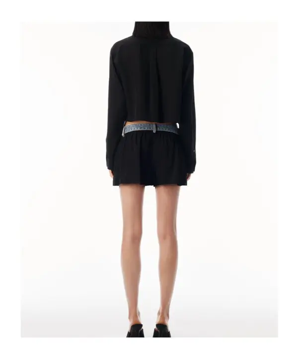 Alexander Wang Cropped Button-down Shirt