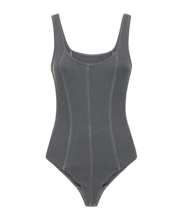 AGOLDE Elna's Stretch Cotton Bodysuit