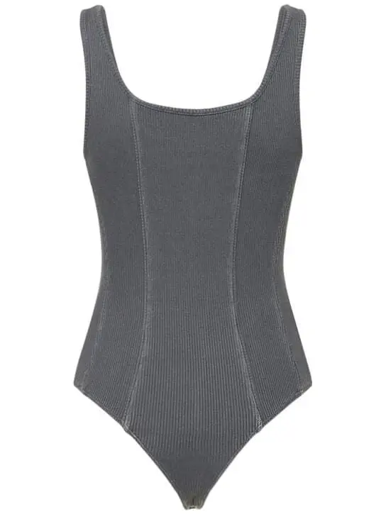 AGOLDE Elna's Stretch Cotton Bodysuit