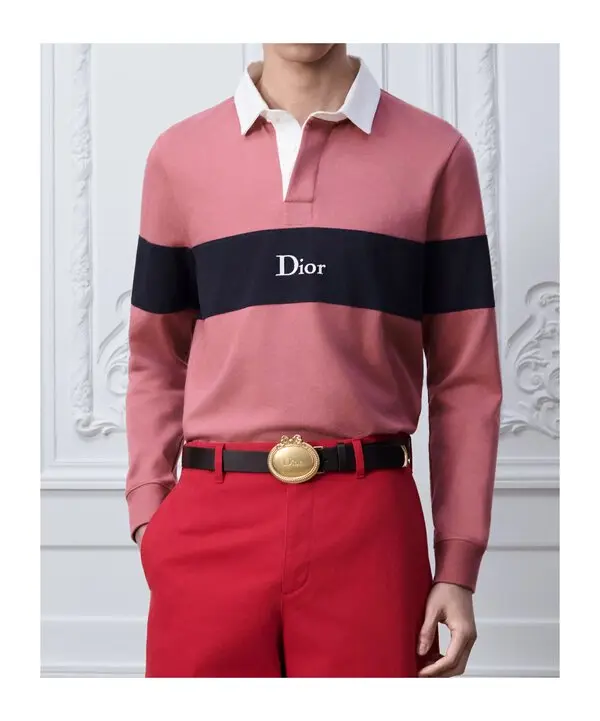Dior Long-sleeved Polo Shirt, Relaxed Fit