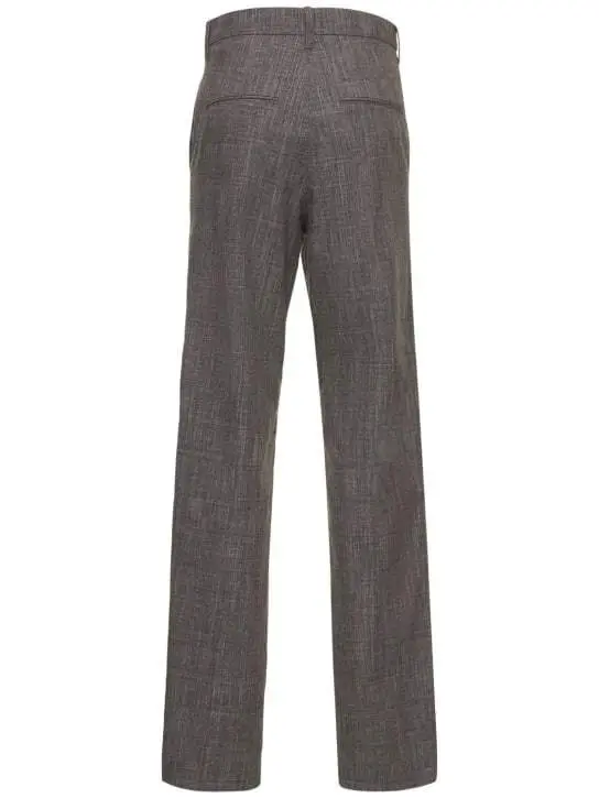 Isabel Marant Étoile Olympe Wool Blend Straight Pants