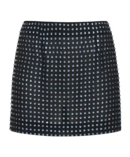 16Arlington Halie Crystal-embellished Mini Skirt