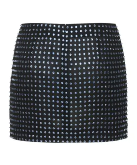 16Arlington Halie Crystal-embellished Mini Skirt