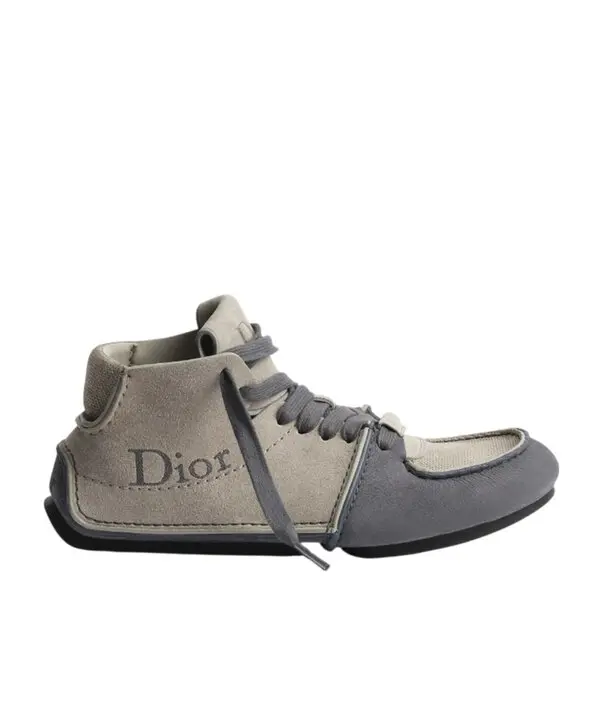 Dior Roadie Lace-up Boot - Grey