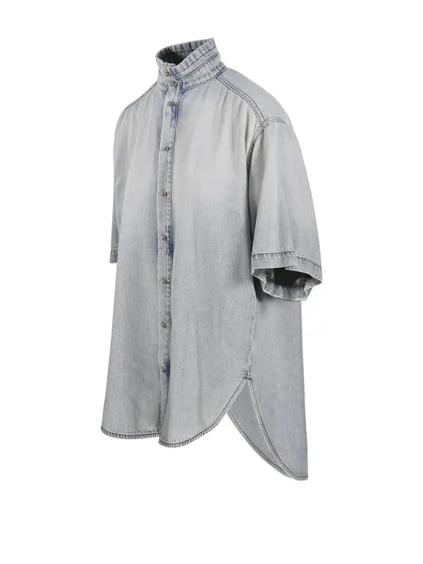 DARKPARK High-neck Short-sleeved Shirt