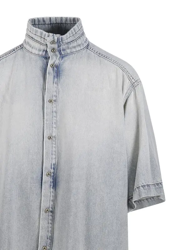DARKPARK High-neck Short-sleeved Shirt