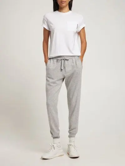 Brunello Cucinelli Strap Cashmere Sweatpants