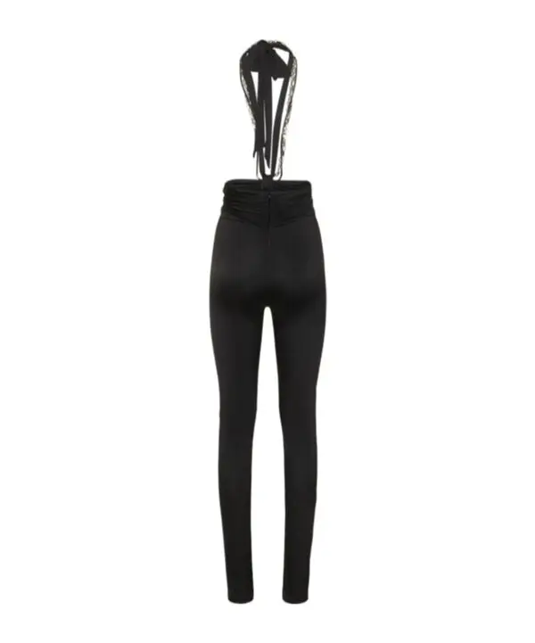 Attico Ruby Jersey Halterneck Skinny Pants