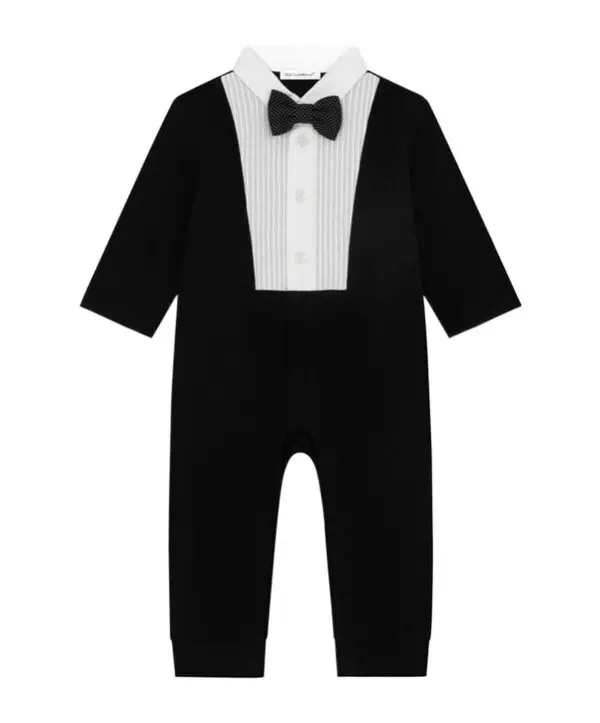 Dolce & Gabbana Tuxedo-style Romper - Black