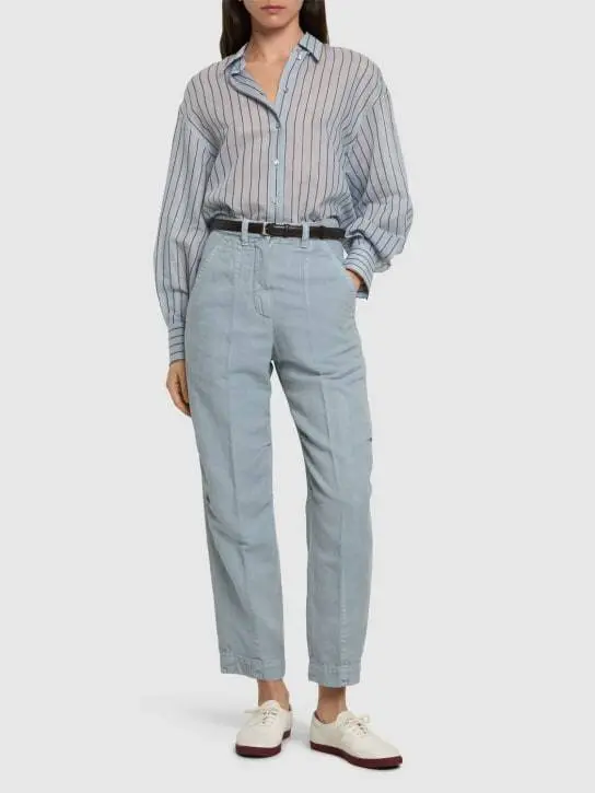 Brunello Cucinelli Belt Ring Casual Trousers