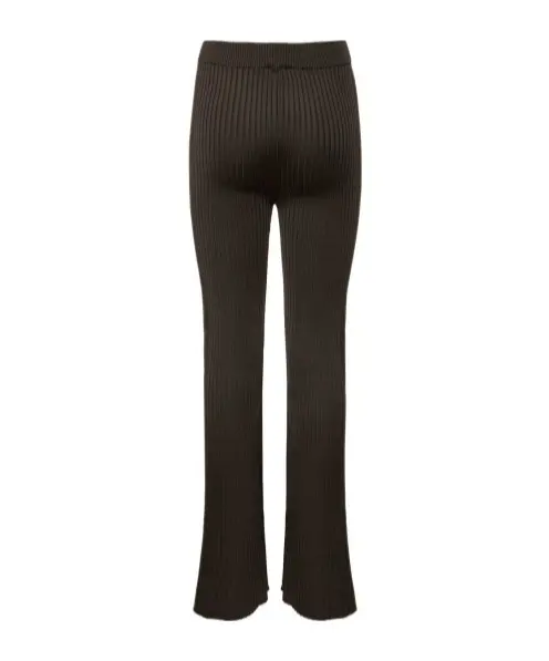 JIL SANDER Ribbed Knit Casual Pants