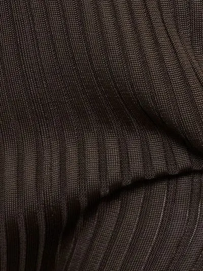 JIL SANDER Ribbed Knit Casual Pants