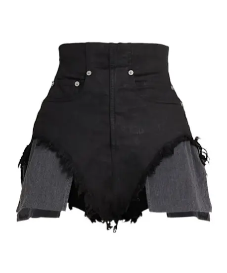 Rick Owens Dirt Denim Shorts