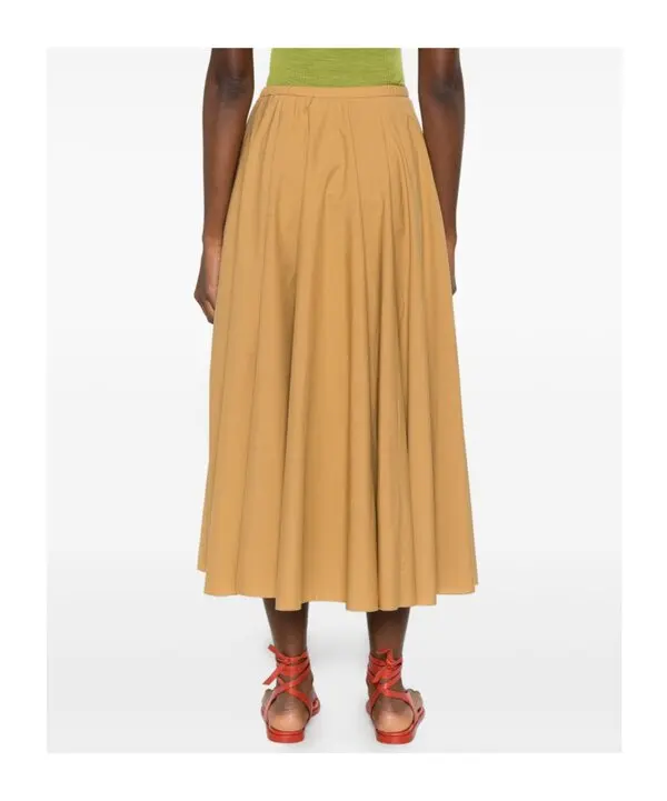 FORTE_FORTE Paneled Poplin Skirt