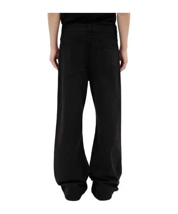 ANN DEMEULEMEESTER Modest 5 Pockets Relaxed Flared Trousers