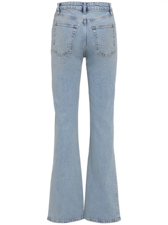 FRAME The Arrow Cotton High Rise Jeans