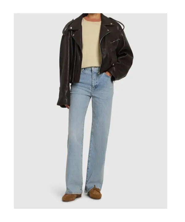 FRAME The Arrow Cotton High Rise Jeans