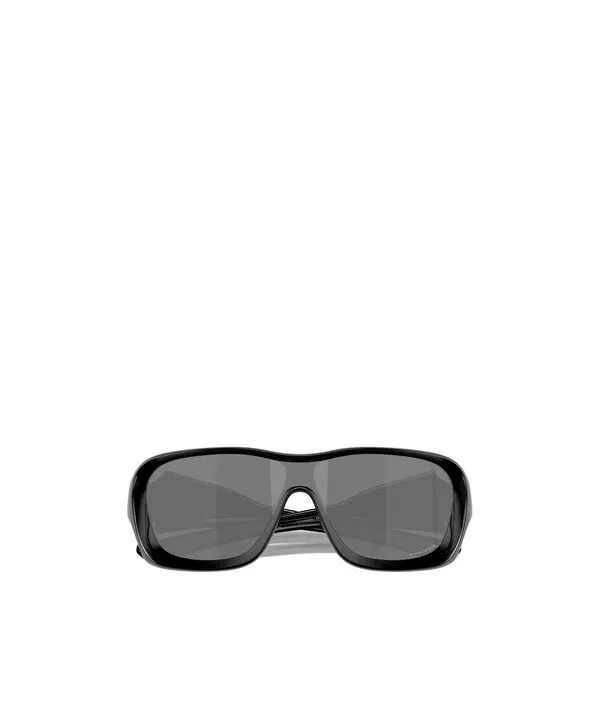 Oakley De La Salle Oversized Shield Sunglasses - Black
