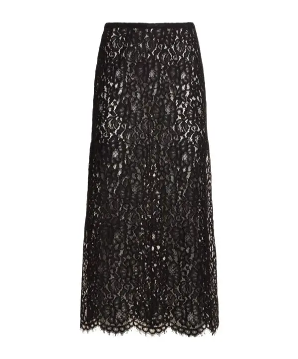Michael Kors Lace Side-split Mid-length Skirt