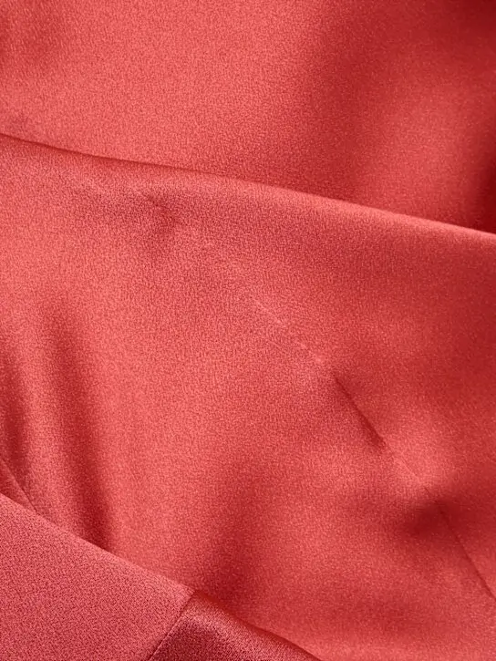 Alberta Ferretti Satin Long Dress