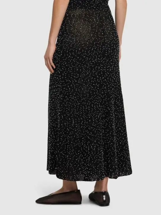 Gabriela Hearst Printed Elastic Waist Skirt