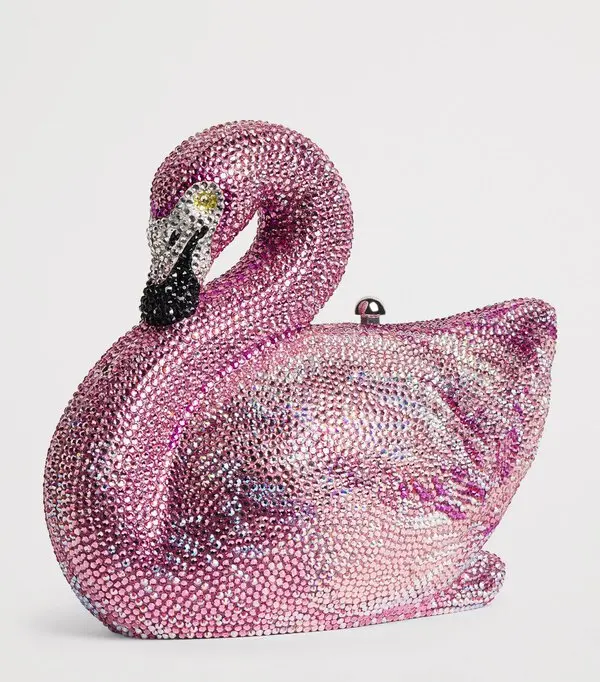 Judith Leiber Crystal Flamingo Clutch Bag