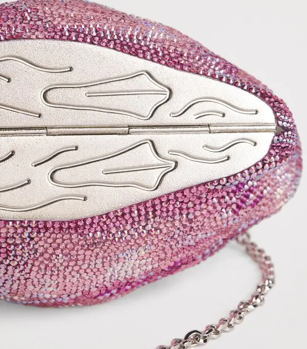 Judith Leiber Crystal Flamingo Clutch Bag