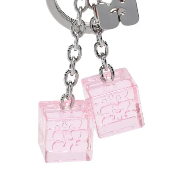 GANNI Butterfly Motif Charm Keyring