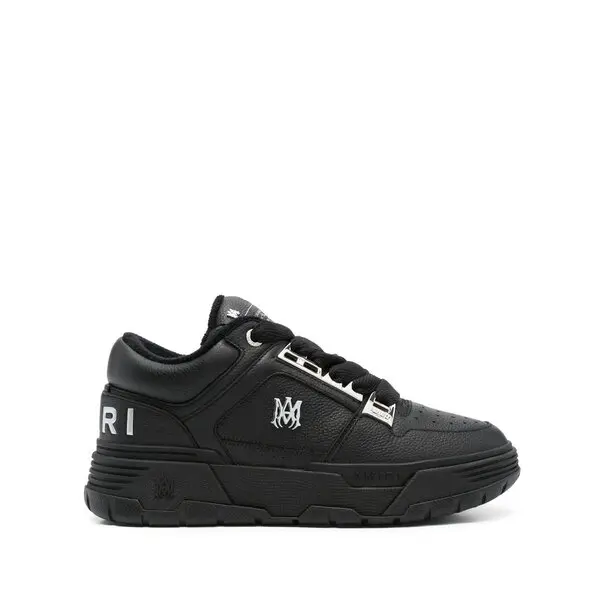 Amiri Star Perforated High Top Sneakers - Black
