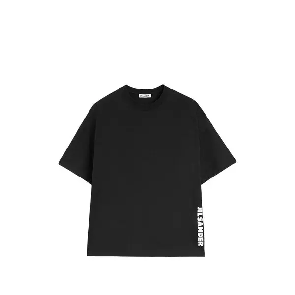 JIL SANDER Cotton Jersey T-shirt With Side Logo