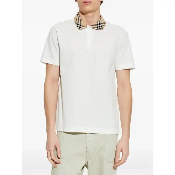 Burberry Polo Shirts - White