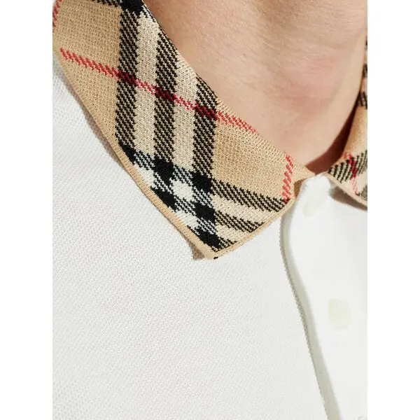 Burberry Polo Shirts - White