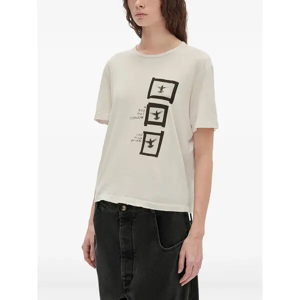 ANN DEMEULEMEESTER Graphic Print T-shirt