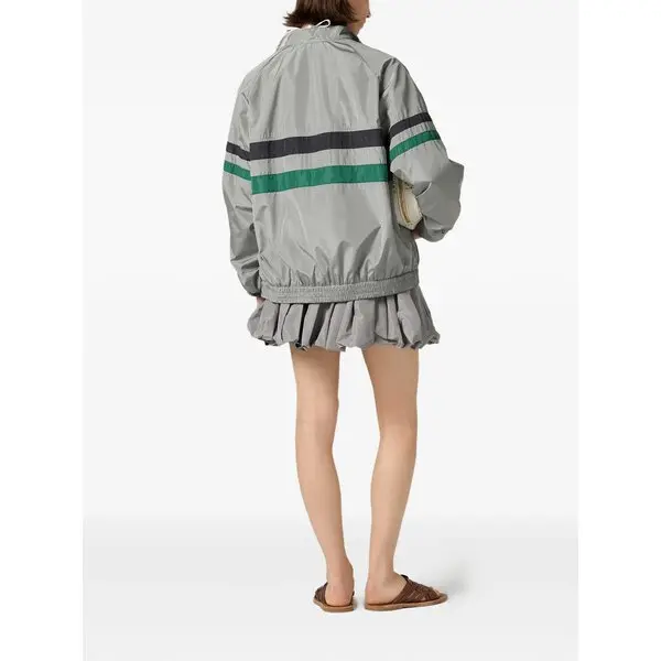 Miu Miu Grey Jackets Bomber Jackets