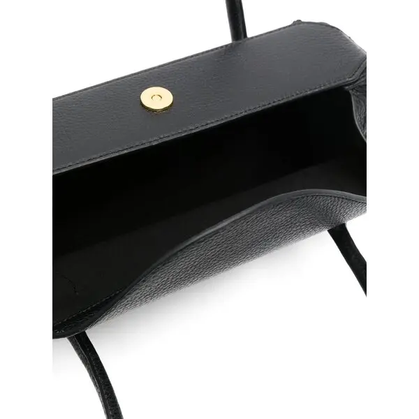 Yuzefi Leather Shoulder Bag - Black