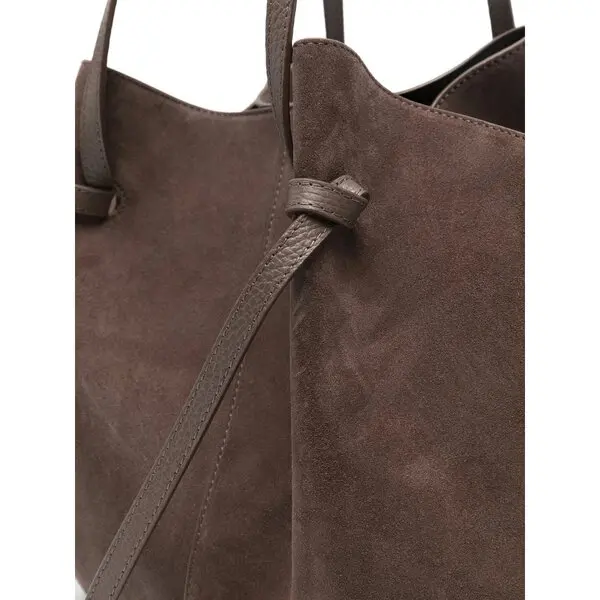 Yuzefi Suede Tote Bag - Brown