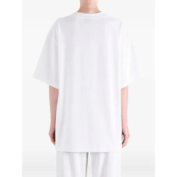 Balenciaga Palm Tree Print Cotton T-shirt