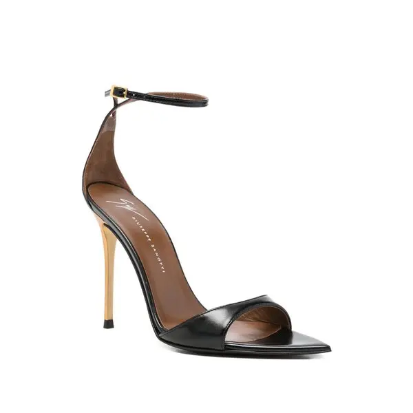 GIUSEPPE ZANOTTI Leather Stiletto Heel Sandals