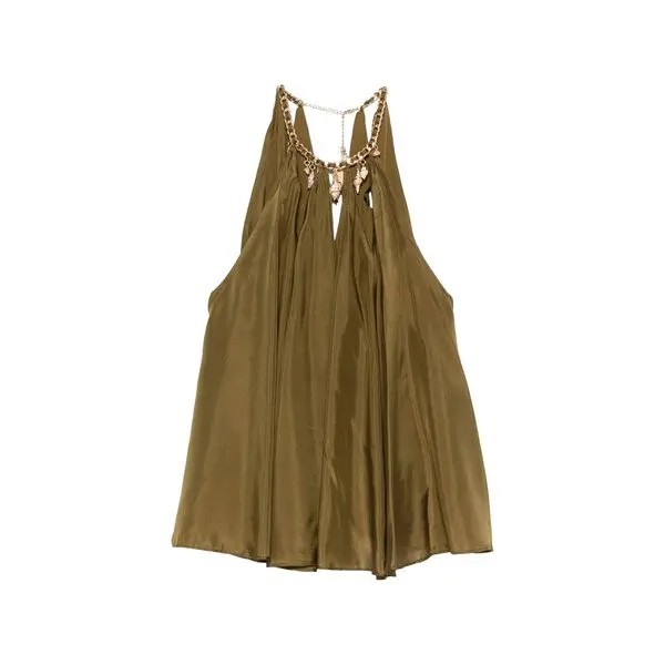 Zimmermann Halterneck Blouse - Green