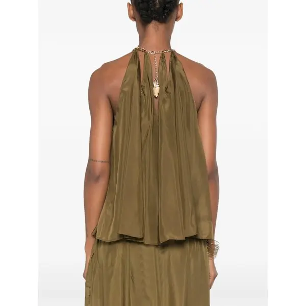 Zimmermann Halterneck Blouse - Green