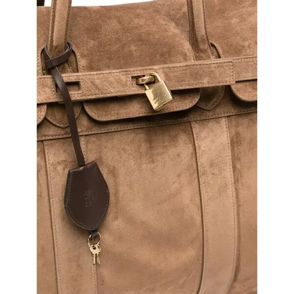 Brunello Cucinelli Suede Tote Bag