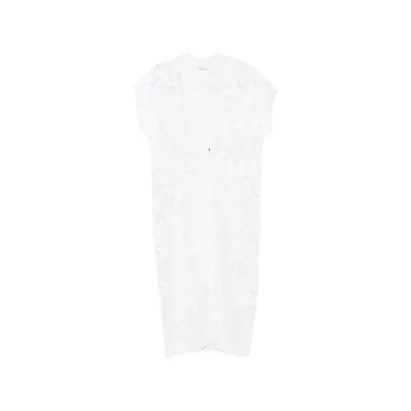 Brunello Cucinelli Open-knit Cardigan - White