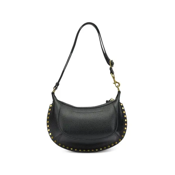 Isabel Marant Étoile Studded Leather Shoulder Bag - Black