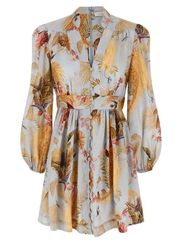 Zimmermann Acension Plunge' Dress - Blue