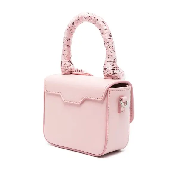Amiri Calf Leather Monogram Tote Bag