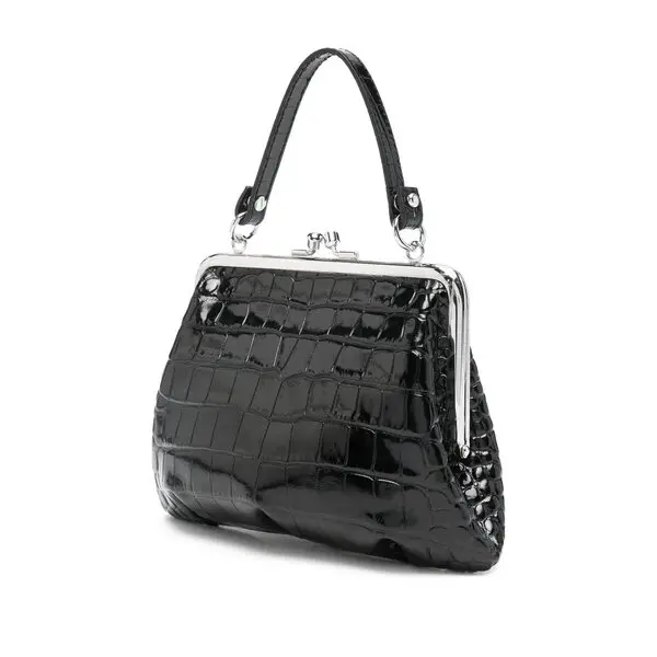 VIVIENNE WESTWOOD Mini Croc-effect Leather Kiss-lock Bag