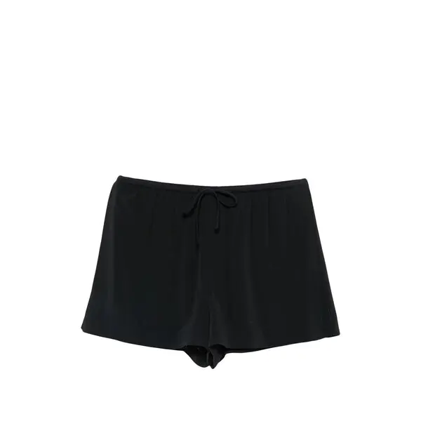 Alexander Wang Elasticated Drawstring Shorts - Black