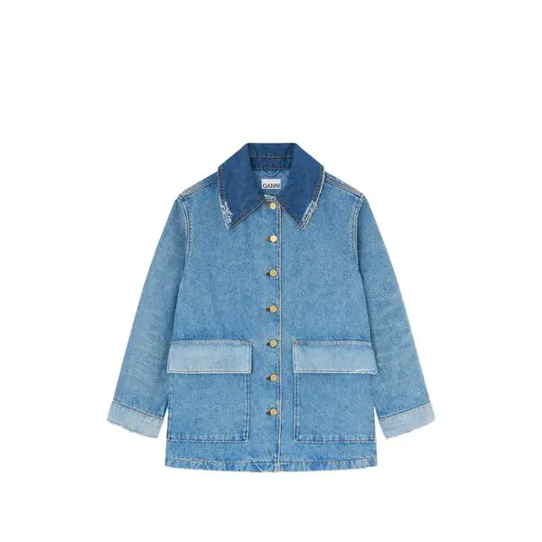 GANNI Jackets Denim Jackets