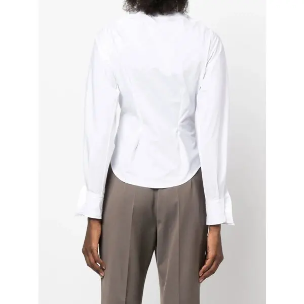 VIVIENNE WESTWOOD Cotton Draped Shirt - White