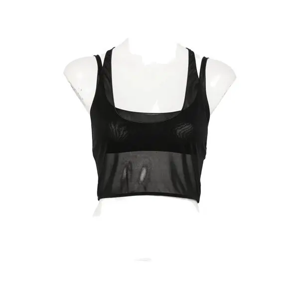 Gucci Sleeveless Racerback Top - Black
